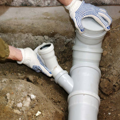 Fast Outdoor Drain Pipe Repair - 24 hour Plumbing Help